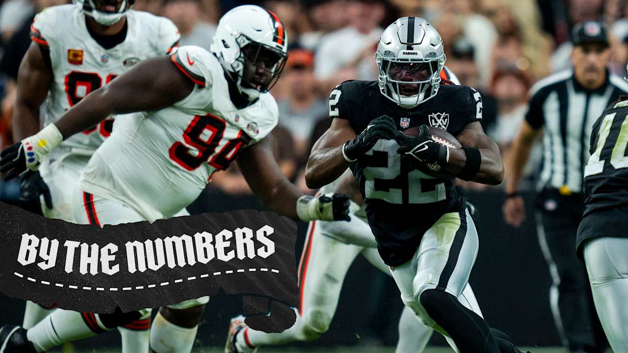 By the Numbers: Raiders revive the run game in win over Browns