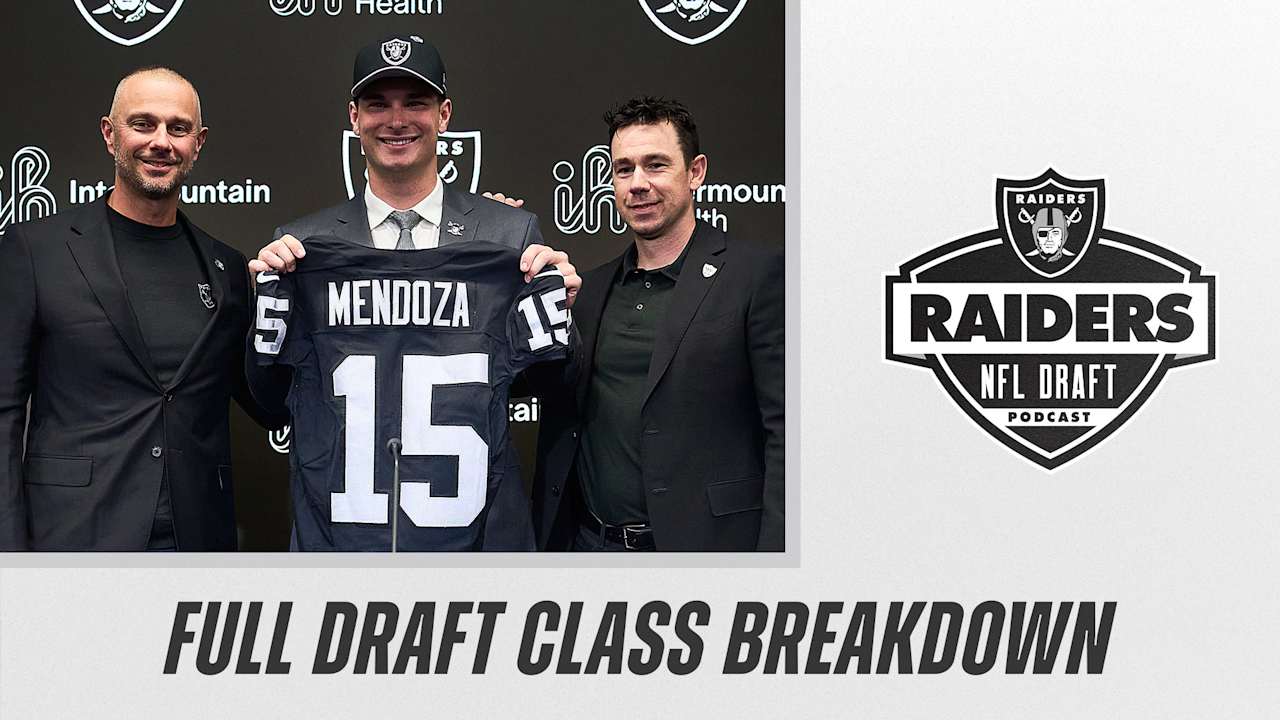 Bucky Brooks and Rhett Lewis break down the Raiders' 2026 draft class