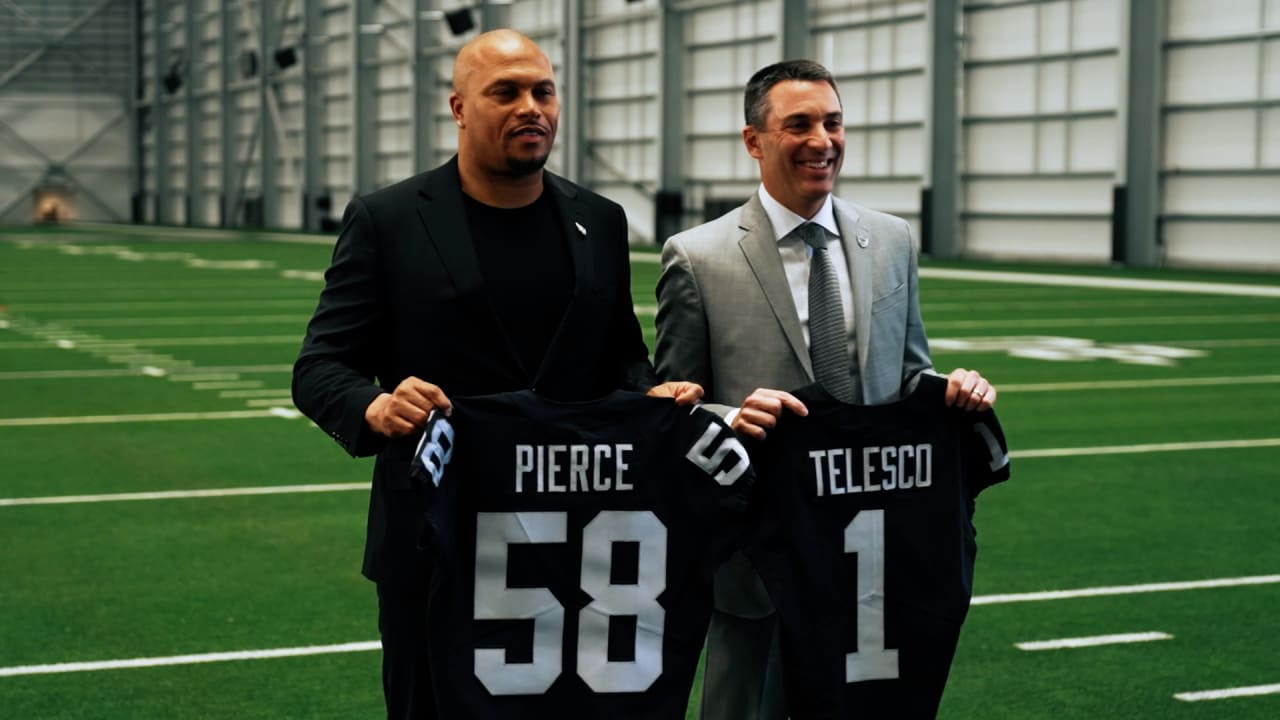 Antonio Pierce and Tom Telesco share their vision for the Raiders ...