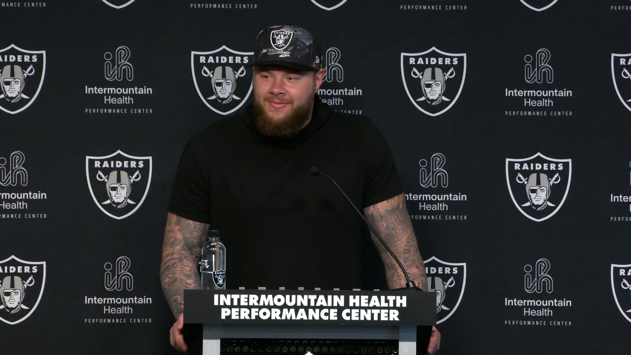 Andre James talks Day 1 of the Raiders' offseason workout program ...