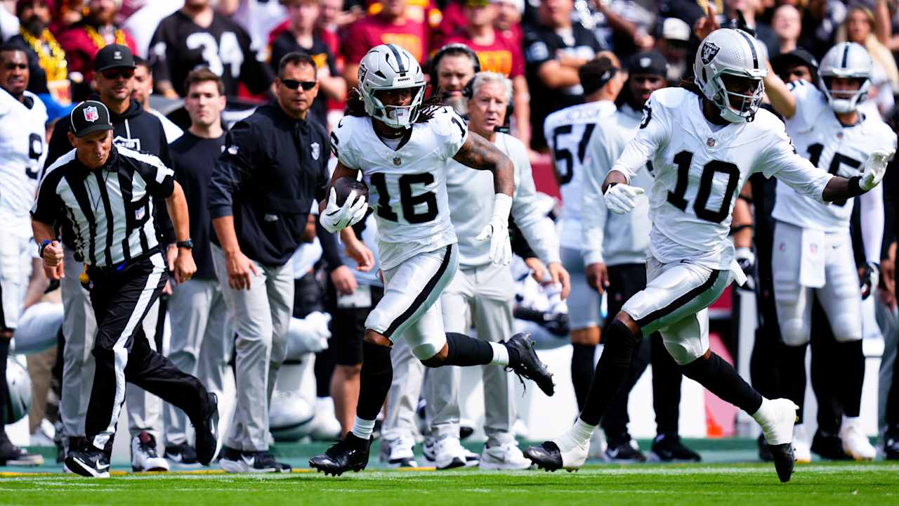 Raiders 2025 Week 3 Highlights vs. Washington Commanders | Jakobi ...