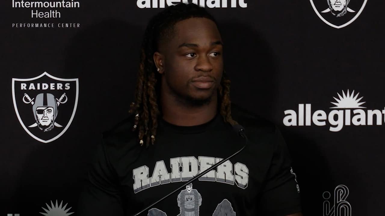 Ashton Jeanty talks mindset, offensive line and more | 2025 NFL Week 5 ...