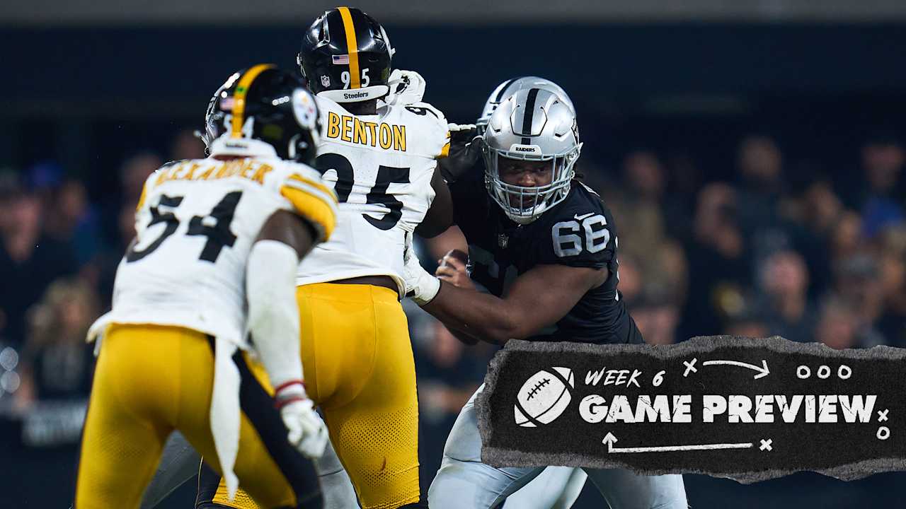 Game Preview: Raiders host Steelers for Week 6 battle