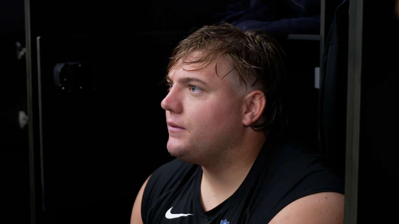 Jackson Powers-Johnson on the Week 4 victory over the Browns | 2024 NFL ...