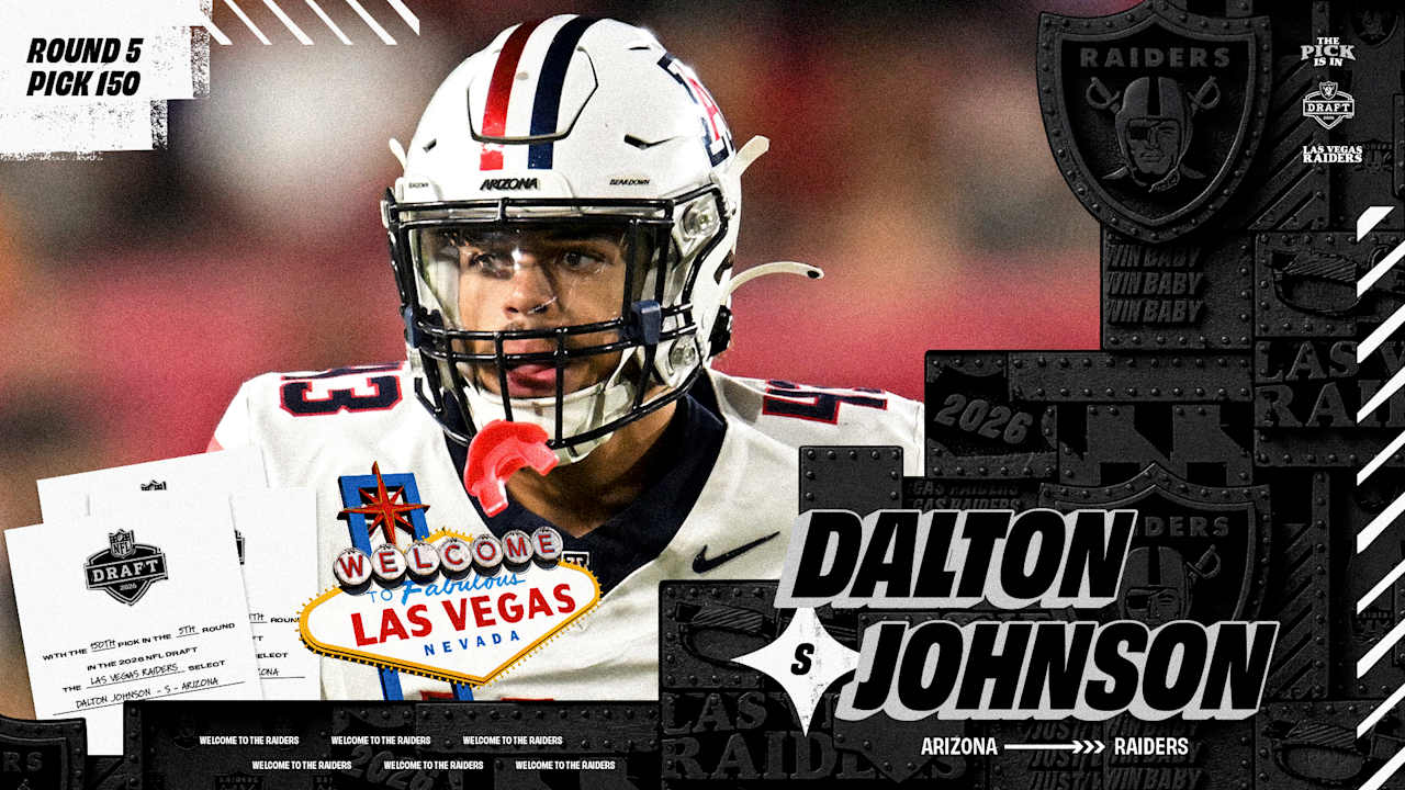 Raiders select S Dalton Johnson with No. 150 overall pick