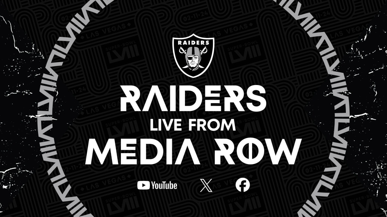 Raiders to stream live coverage from Super Bowl LVIII Media Row