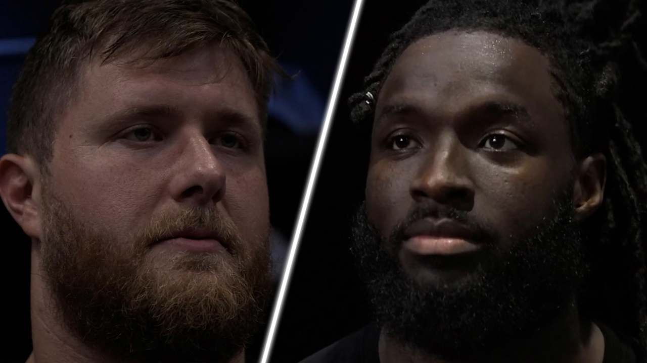 Kolton Miller, Kyu Blu Kelly and Ian Thomas Scrums | Week 4 vs. Bears