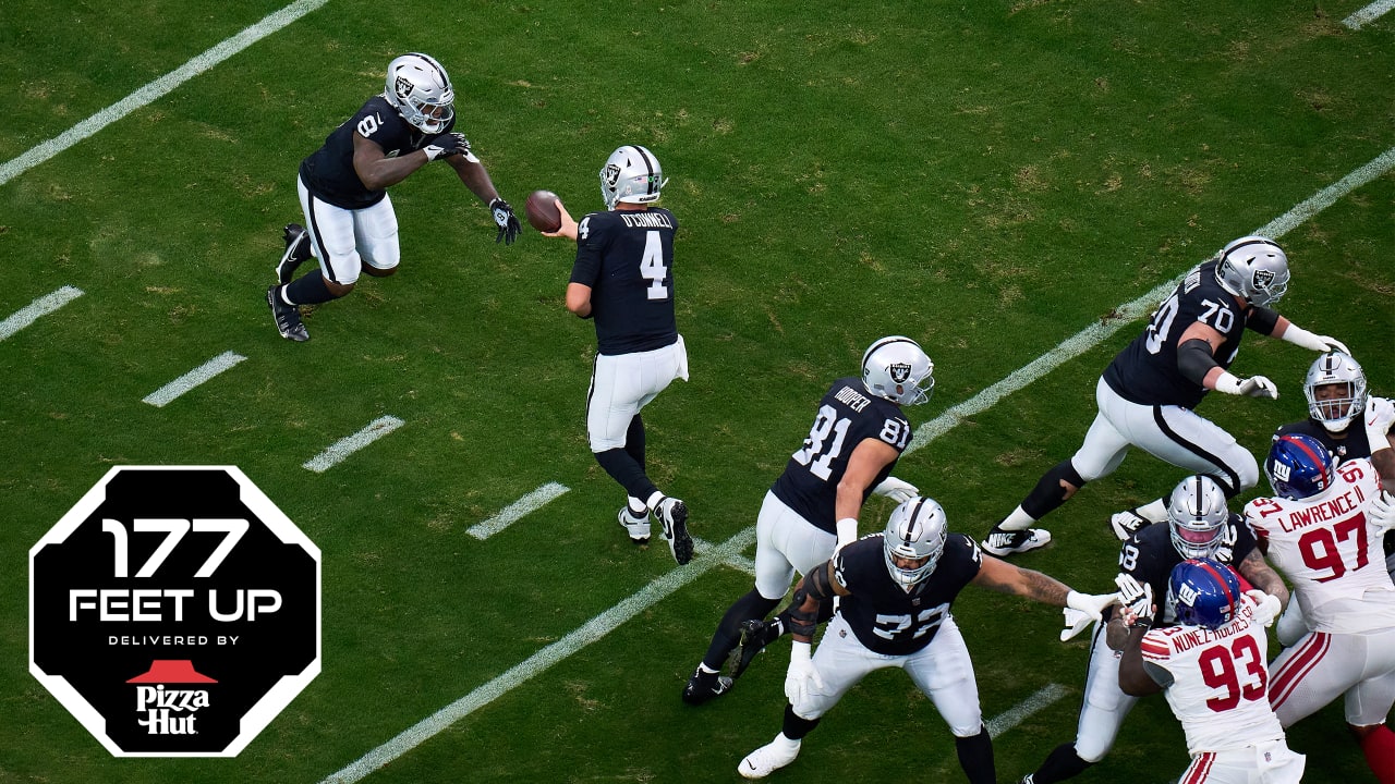 177 Feet Up: The 25 best photos from the catwalk | Raiders vs. Giants