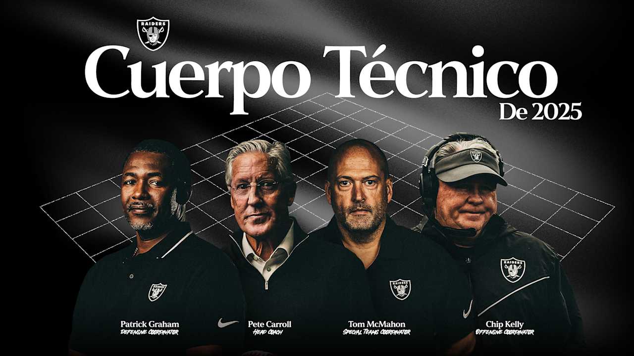 Los Raiders anuncian su cuerpo técnico para 2025