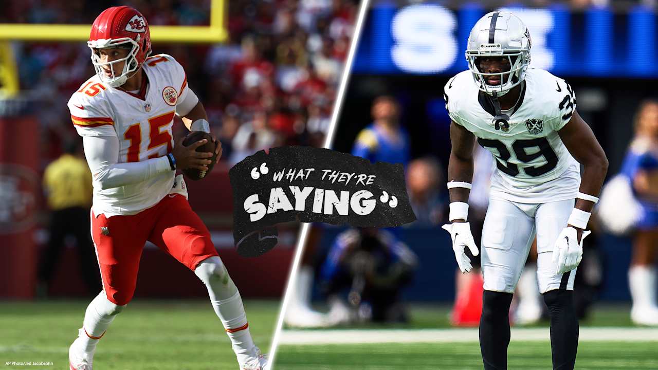 What They're Saying: Chiefs' energy is high for Raiders week