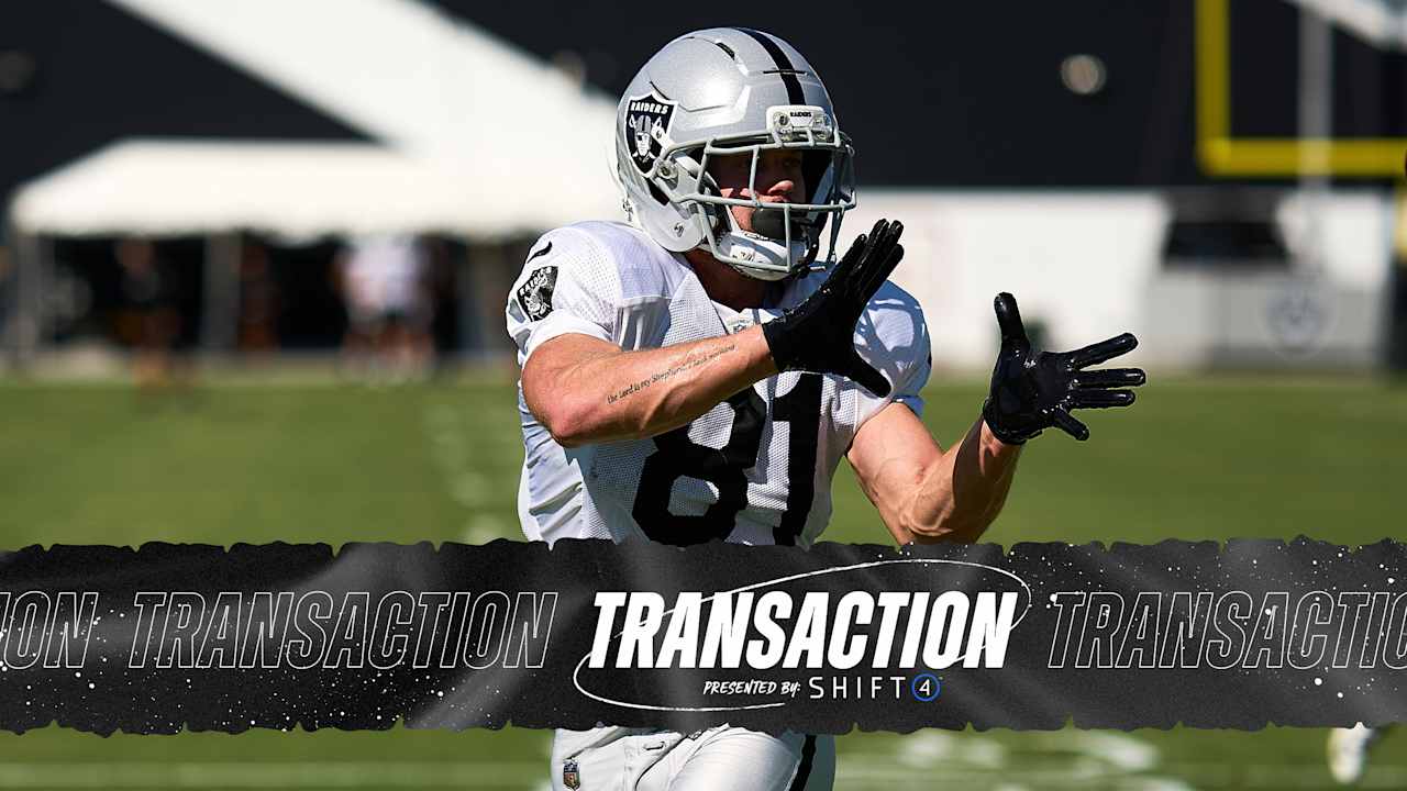 Raiders sign WR Alex Bachman to active roster, place LB Brennan Jackson ...