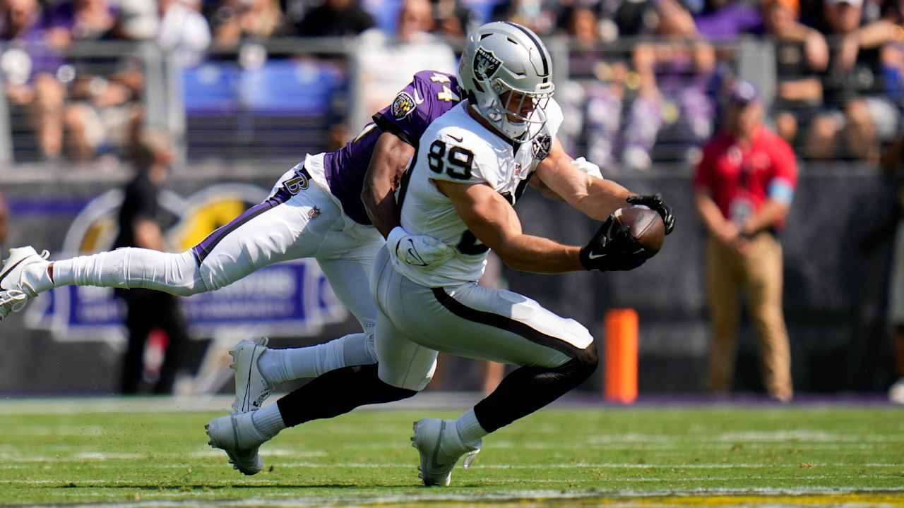 Raiders 2024 Week 2 Highlights vs. Ravens | Brock Bowers makes impressive first-down catch