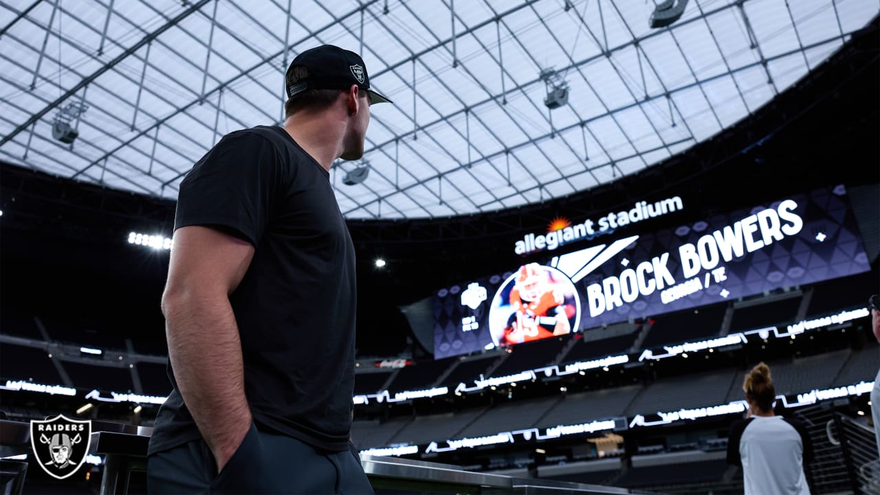 Photos: First-round draft pick Brock Bowers' first day in Vegas