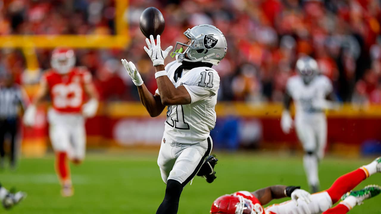 Raiders 2024 Week 13 Highlights vs. Kansas City Chiefs | Tre Tucker 58-yard touchdown from Aidan ...