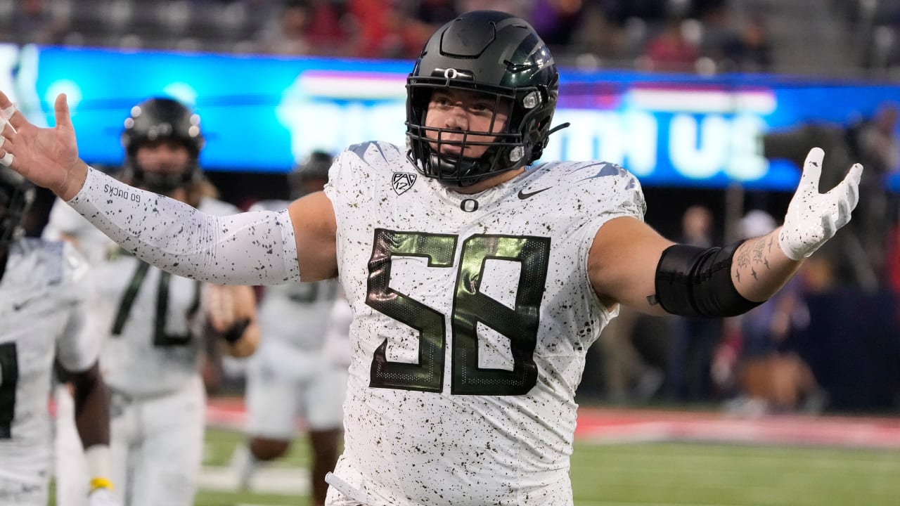 Raiders select guard Jackson Powers-Johnson out of Oregon | Highlights ...