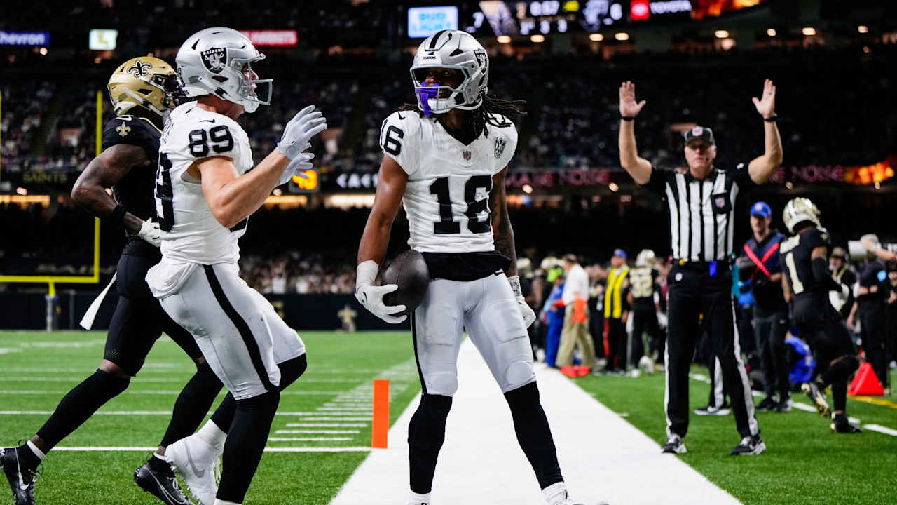 Raiders 2024 Week 17 Highlights vs. New Orleans Saints | Aidan O'Connell finds Jakobi Meyers for ...