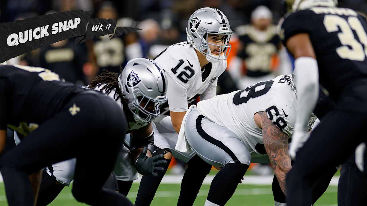 Quick Snap: Raiders pick up win over Saints in season road finale