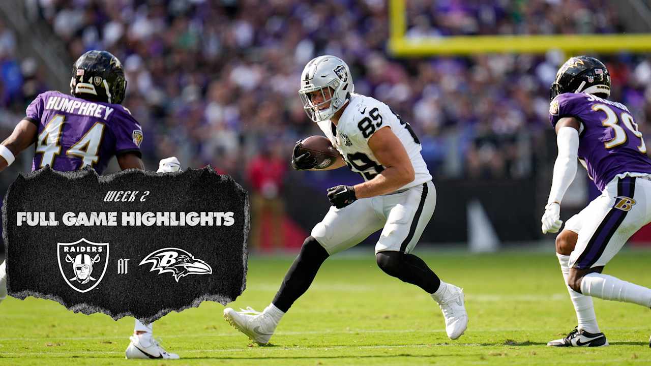 Raiders 2024 Week 2 Highlights vs. Ravens | Full game highlights from the Raiders' Week 2 ...