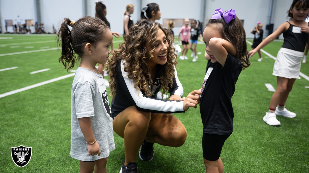 Photos: Junior Raiderettes rehearsal at Raiders HQ