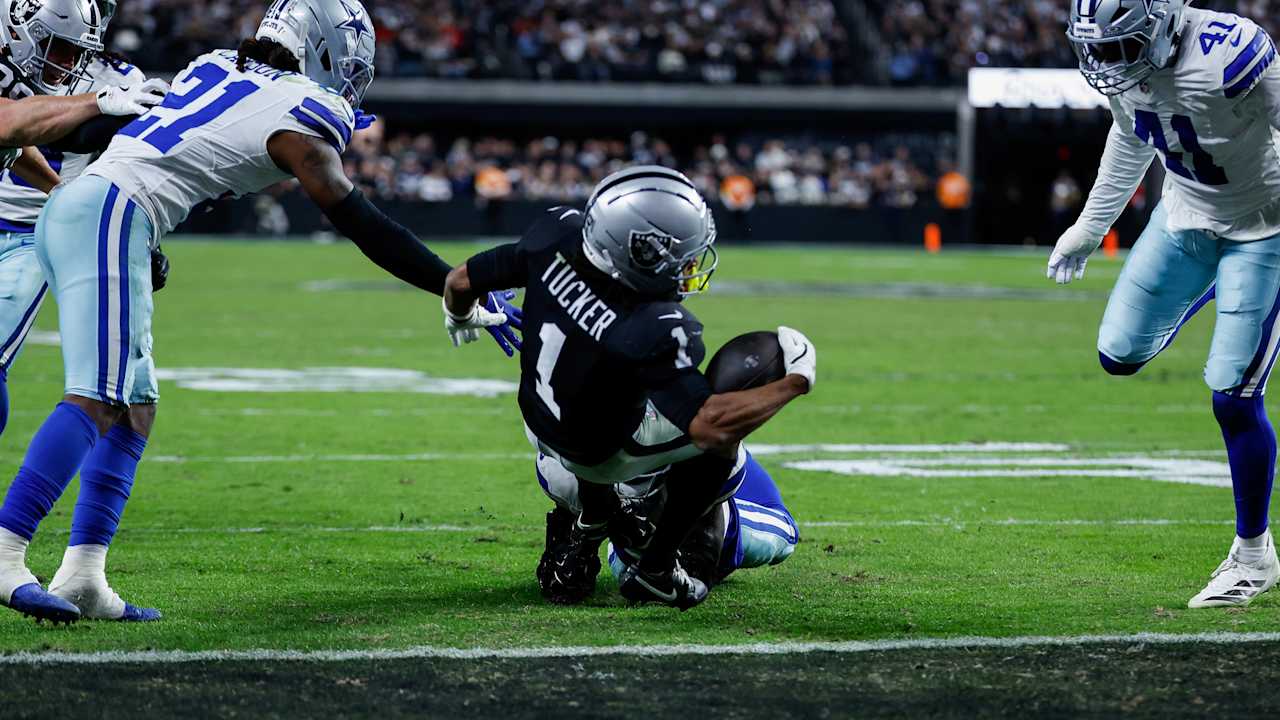 Raiders 2025 Week 11 Highlights vs. Dallas Cowboys | Tre Tucker 6-yard ...