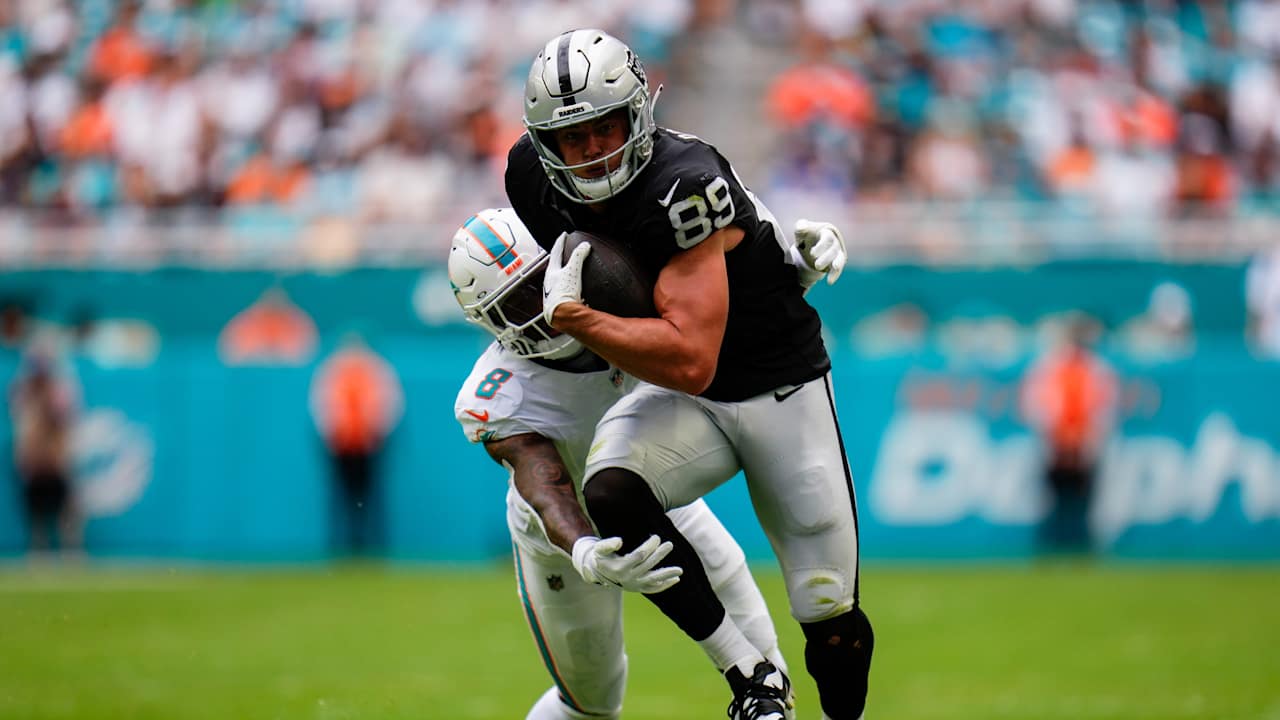 Raiders 2024 Week 11 Highlights vs. Miami Dolphins | Brock Bowers highlights against the Miami ...