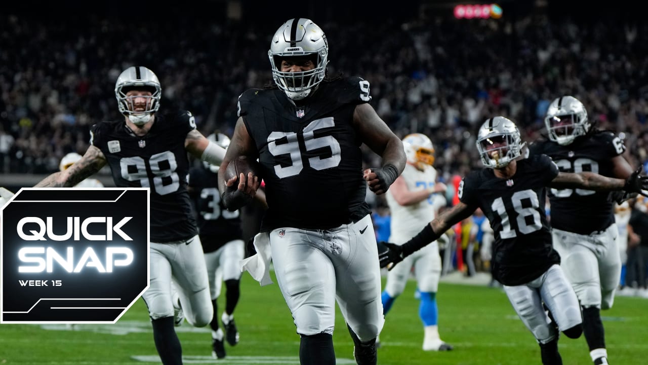 Quick Snap: Raiders put up franchise record 63 points against Chargers