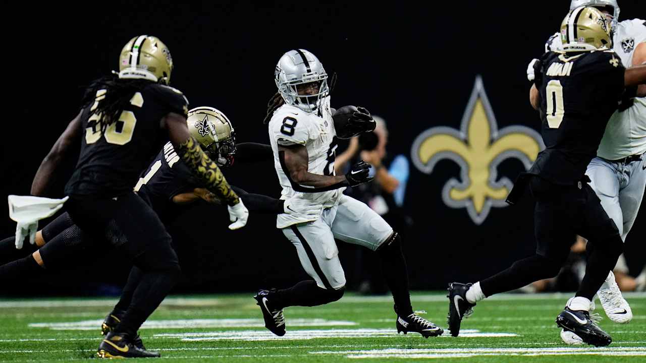 Raiders 2024 Week 17 Highlights vs. New Orleans Saints | Ameer Abdullah's best plays during Week ...