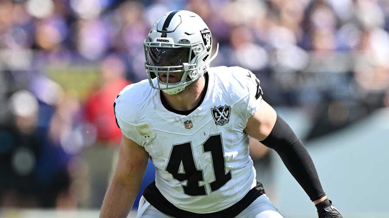 Linebacker Robert Spillane mic'd up during the Raiders' Week 2 win vs. Baltimore Ravens | 2024 ...