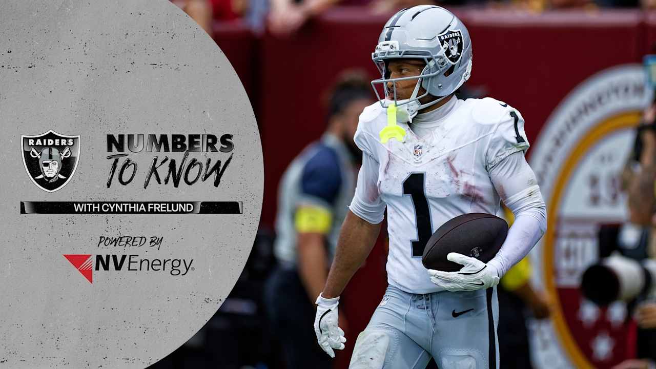 All the numbers to know for Raiders-Bears Week 4 | Cynthia Frelund ...