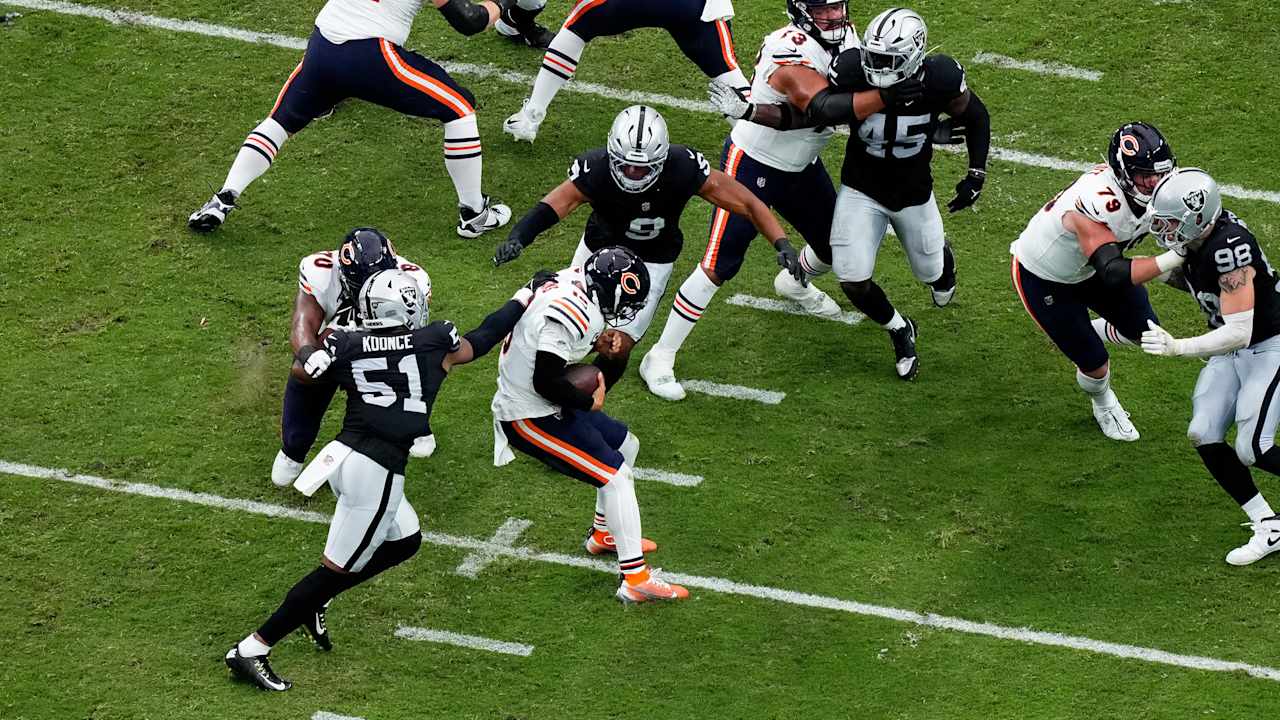 Raiders 2025 Week 4 Highlights vs. Chicago Bears | Tyree Wilson brings ...