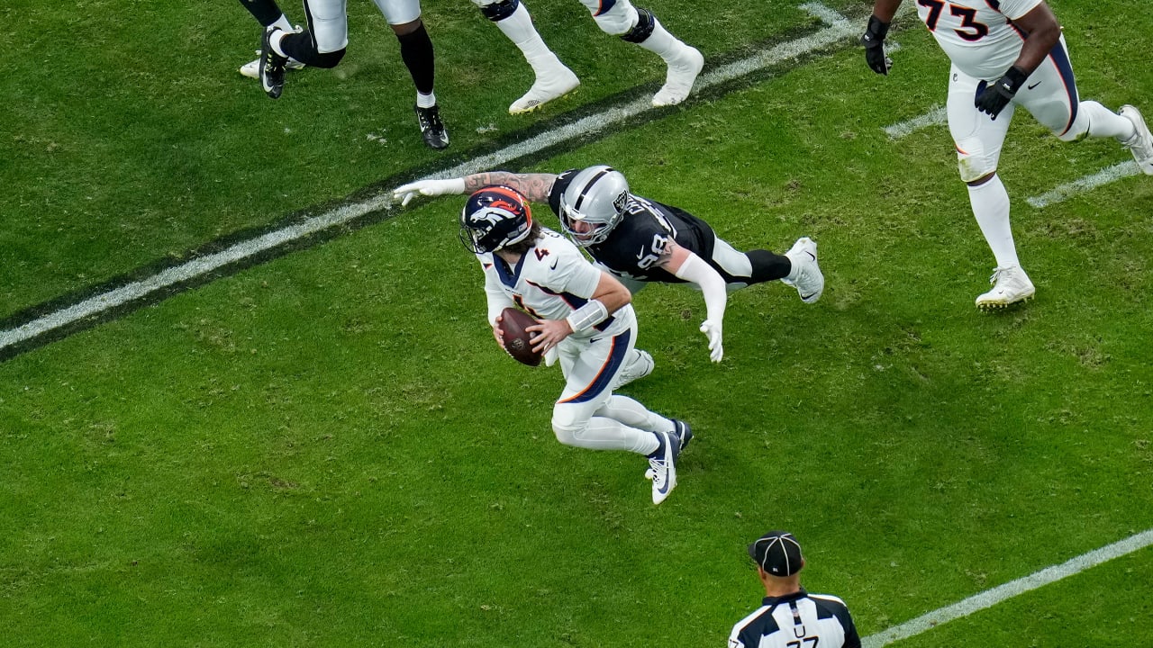 Maxx Crosby sacks Jarrett Stidham | Raiders 2023 Week 18 Highlights vs. Denver Broncos