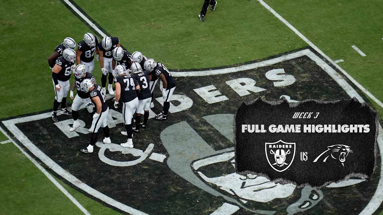 Raiders 2024 Week 3 Highlights vs. Panthers | Full game highlights from the Raiders' Week 3 ...