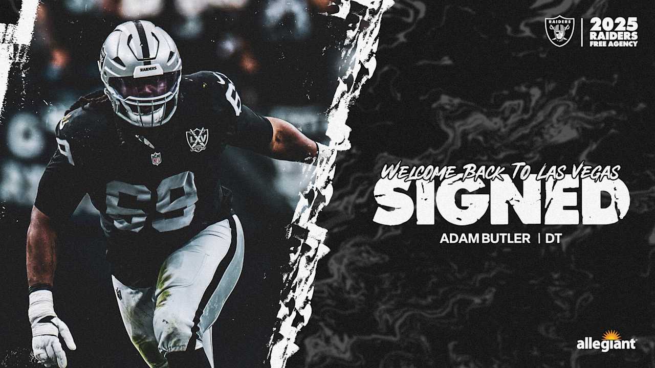 Raiders sign DT Adam Butler