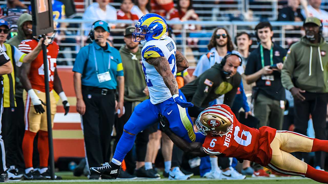 Blake Corum touchdown - Los Angeles Rams Highlights - Week 10 vs. San ...