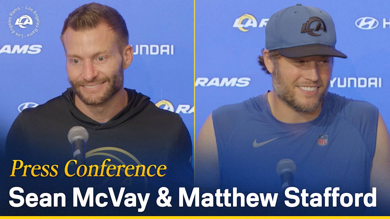 Sean McVay & Matthew Stafford Press Conference: Pro Bowl reactions ...