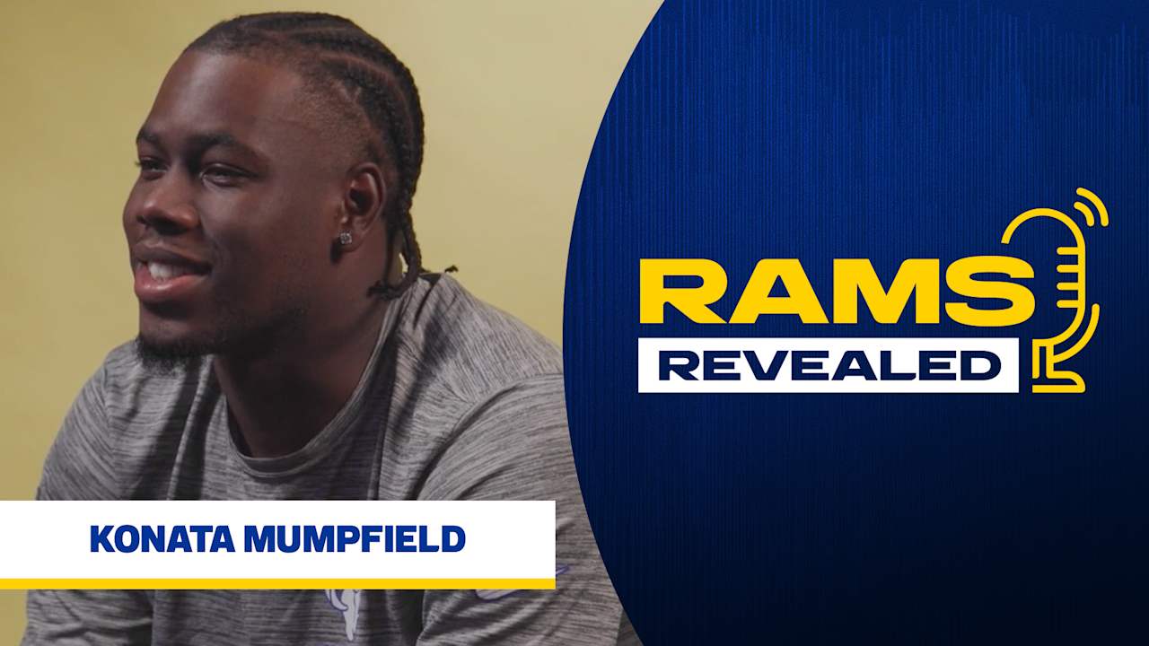 Los Angeles Rams wide receiver Konata Mumpfield on his first NFL ...
