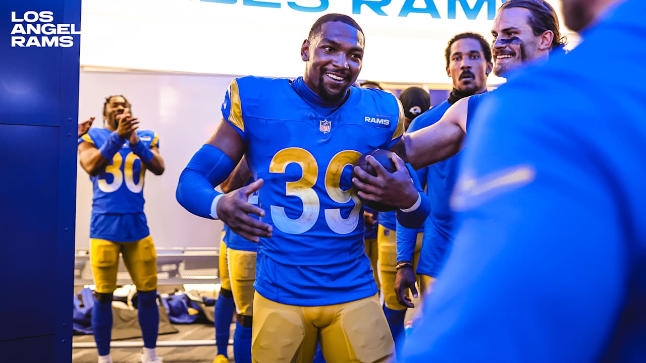 LOCKER ROOM PHOTOS: Inside the locker room after Rams' 20 - 15 win over Raiders