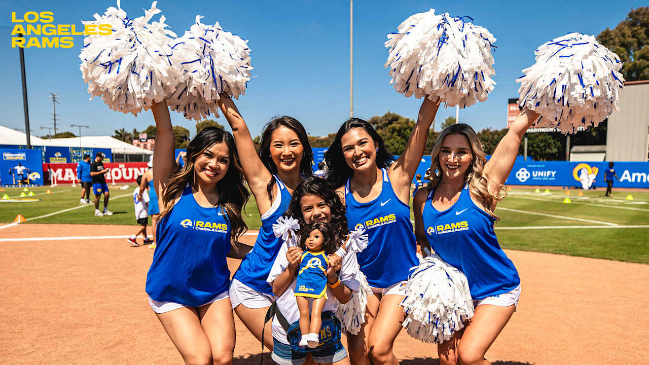 COMMUNITY PHOTOS: Rams Cheerleaders & mascot Rampage rally behind young ...