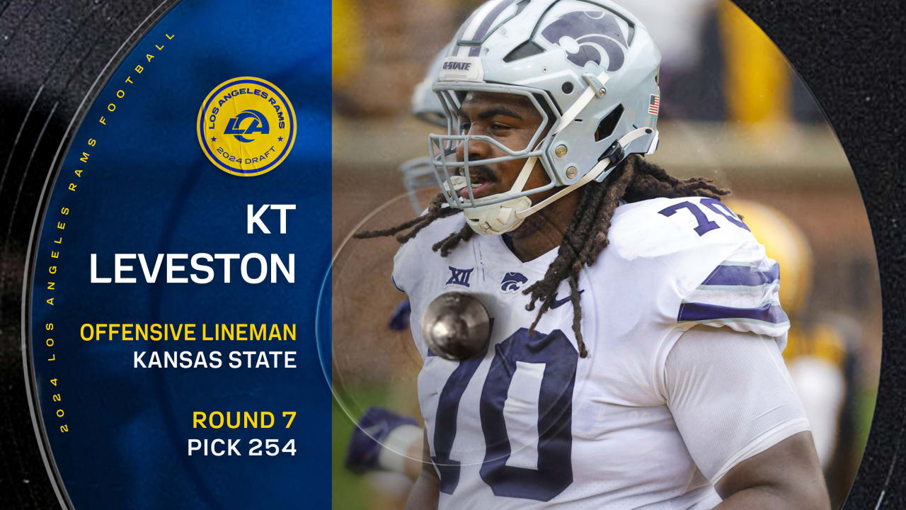 PHOTOS: Meet new Rams OL KT Leveston | 2024 NFL Draft