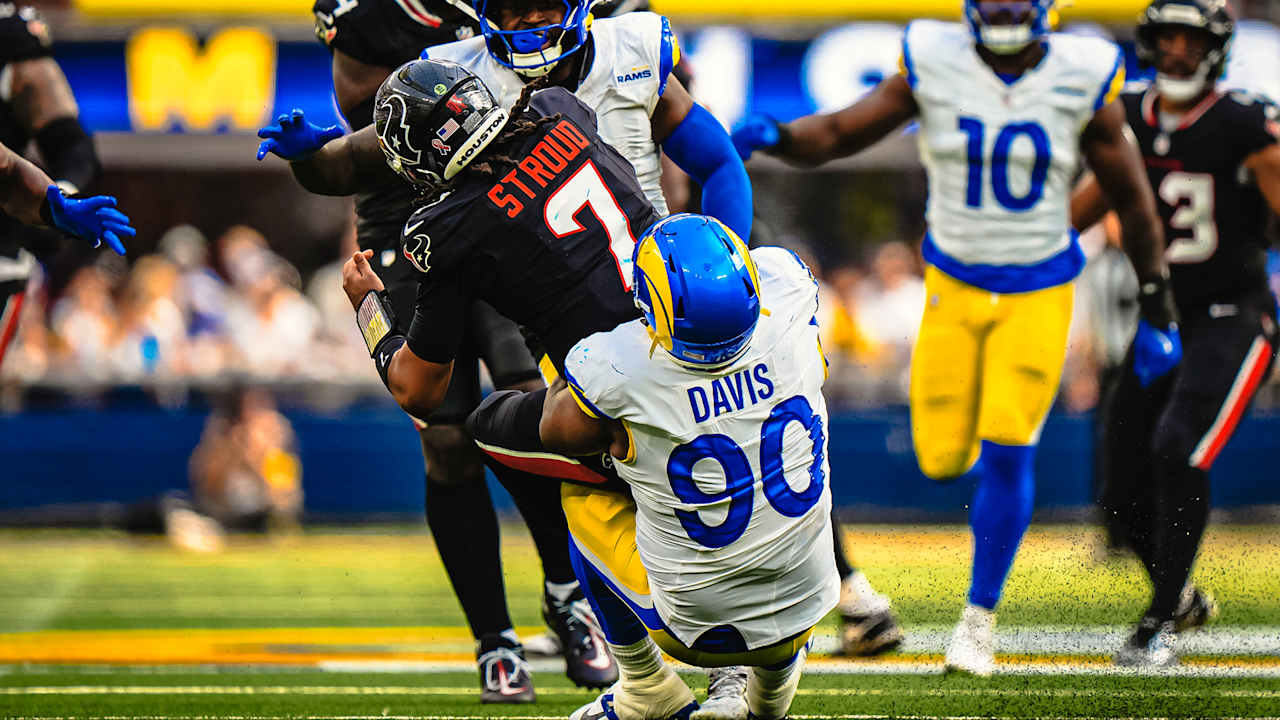 Tyler Davis sack | Los Angeles Rams Highlights - Week 1 vs.Houston ...