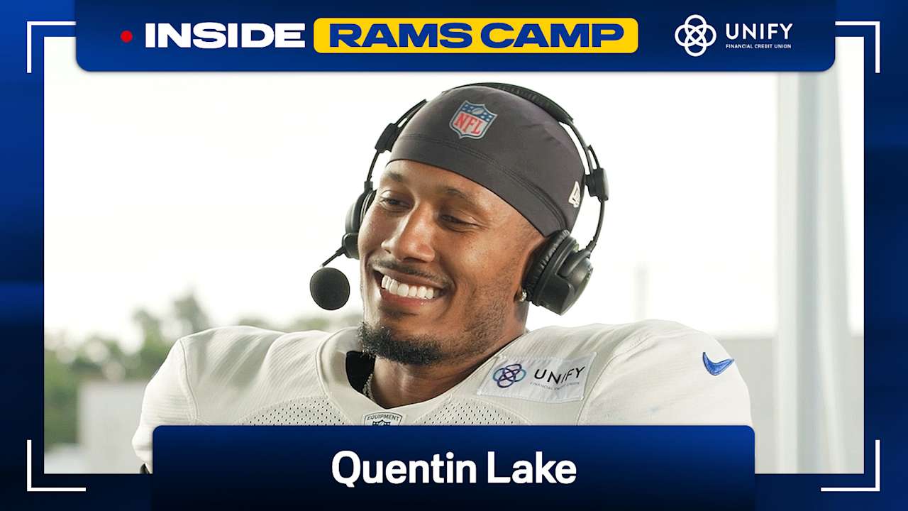 Quentin Lake Inside Rams Camp | Safety Quentin Lake talks impact of a ...