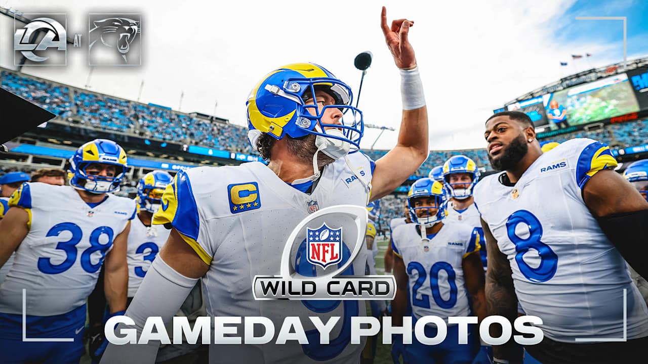 GAME PHOTOS: Rams face Carolina Panthers for Wild Card matchup at Bank ...