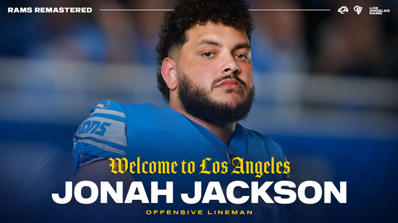 Rams sign offensive lineman Jonah Jackson to 3-year deal