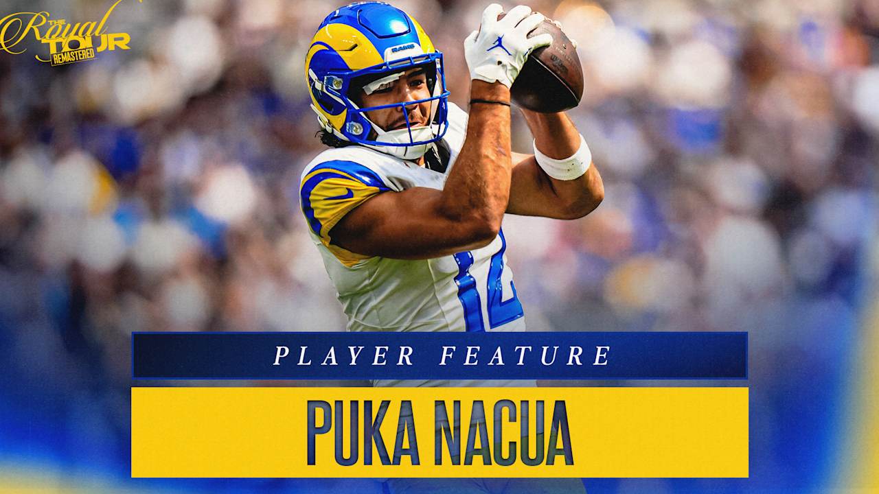 Feature: A head wound couldn't stop Rams wide receiver Puka Nacua from pacing L.A.'s offense in ...