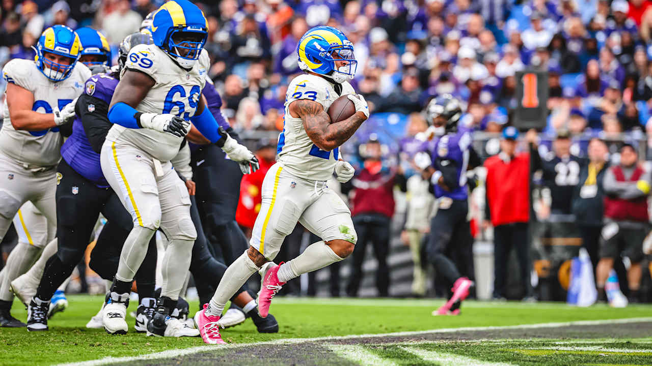 Kyren Williams touchdown | Los Angeles Rams Highlights - Week 6 vs ...