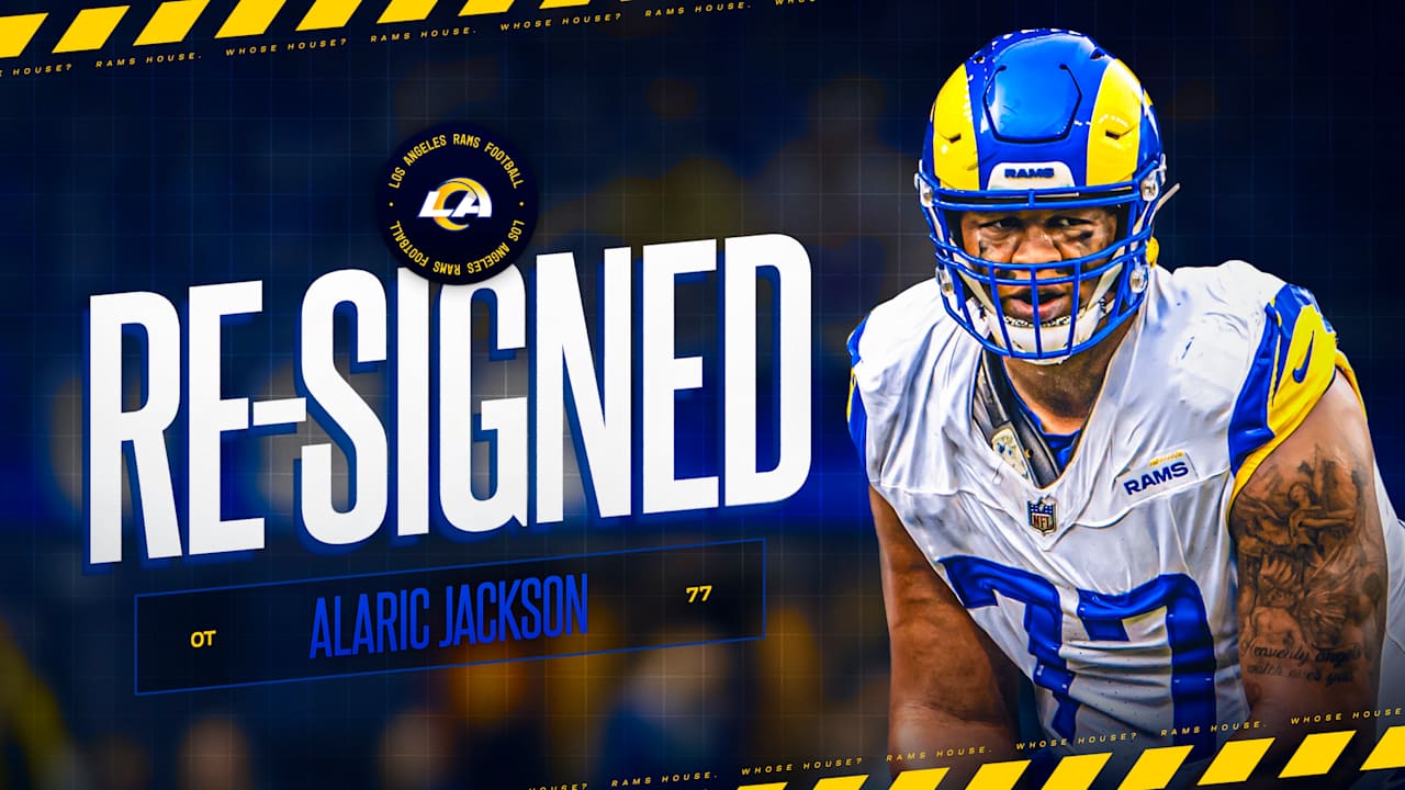 Rams re-sign offensive lineman Alaric Jackson to 3-year contract extension