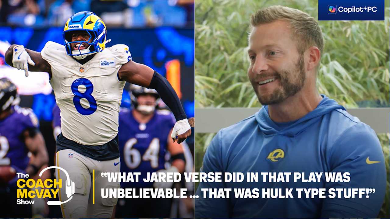 Los Angeles Rams head coach Sean McVay on the power duo of outside ...