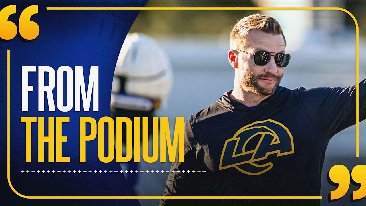 From the Podium: Sean McVay, Matthew Stafford, Davante Adams, Puka ...