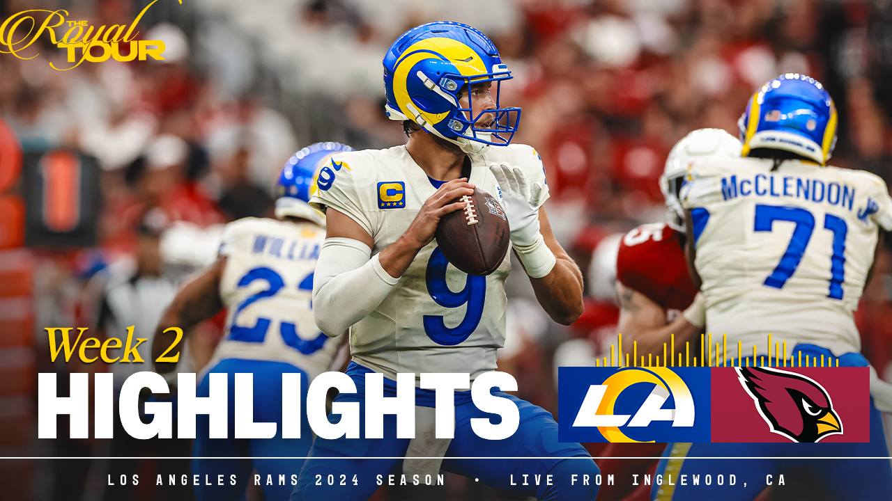 Rams top plays vs. Arizona Cardinals Week 2 highlights