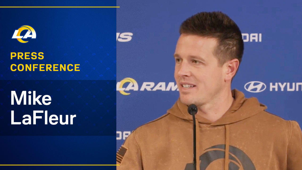 Rams offensive coordinator Mike LaFleur on quarterback Matthew Stafford ...
